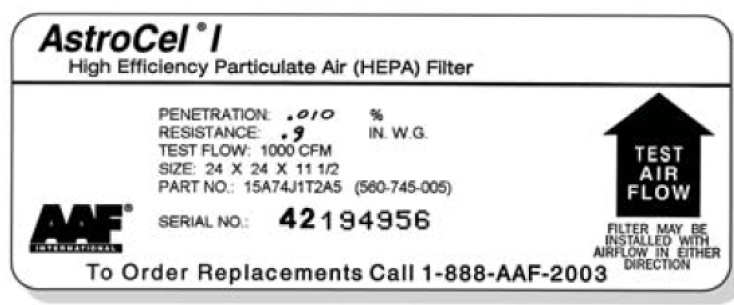 Filtros Hepa Astrocel L, HCX y HT - Air Quality de México | Soluciones ...